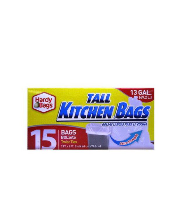 Hardy Bag 13 Gal White Trash 15Ct – Total American Supplies Site